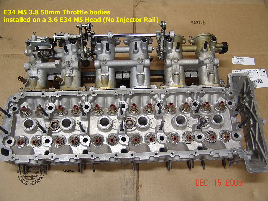 E34 M5 3.8 50mm Throttle Bodies
