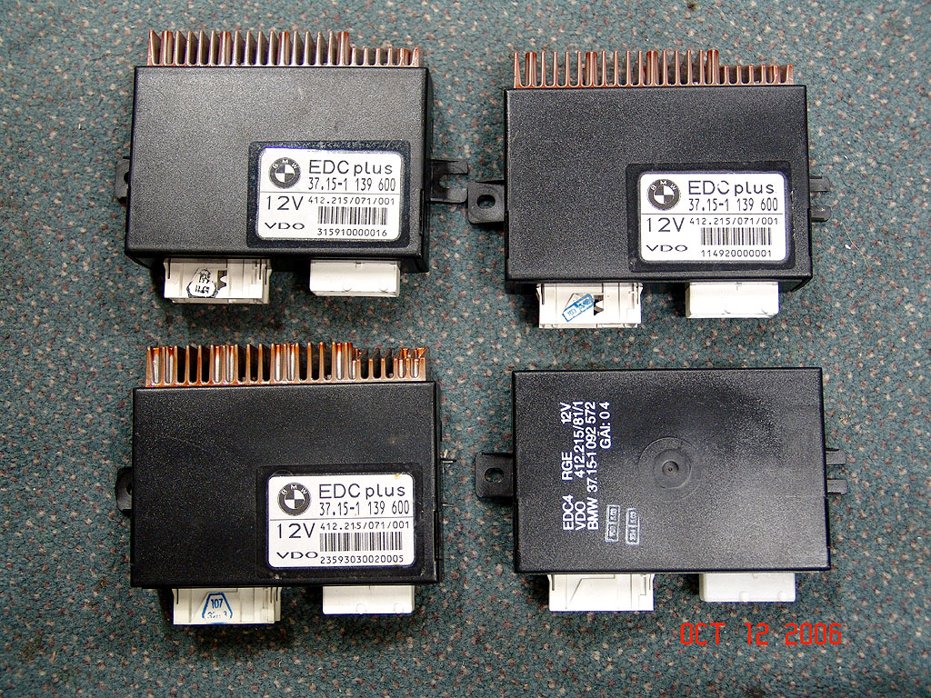 E34 M5 3.8 EDC Control Units